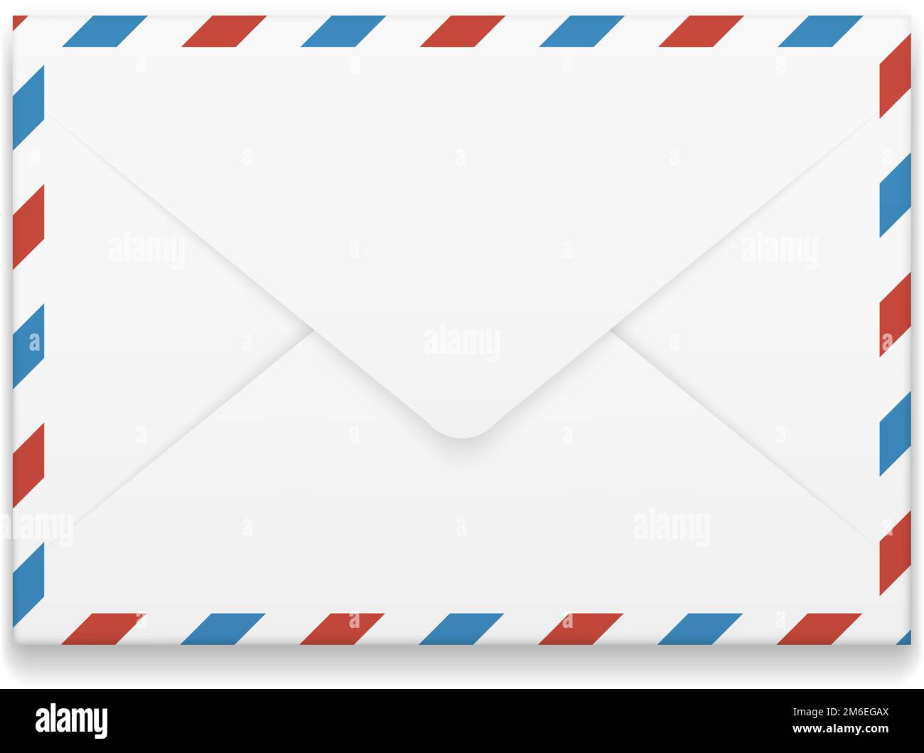 Closed letter. International mail. Sealed postal envelope Stock Vector ...