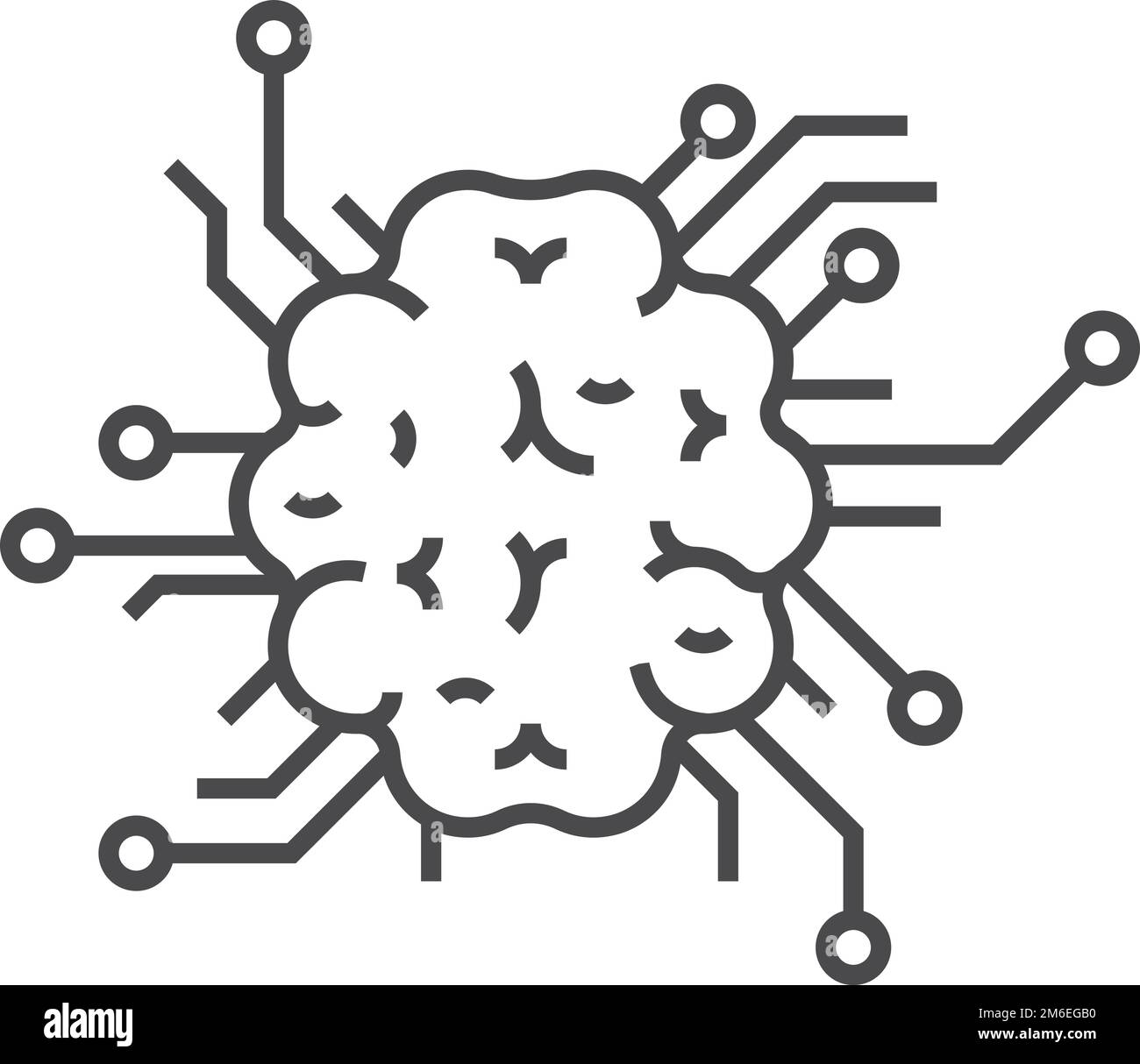 Artificial neural network sign Cut Out Stock Images & Pictures - Alamy