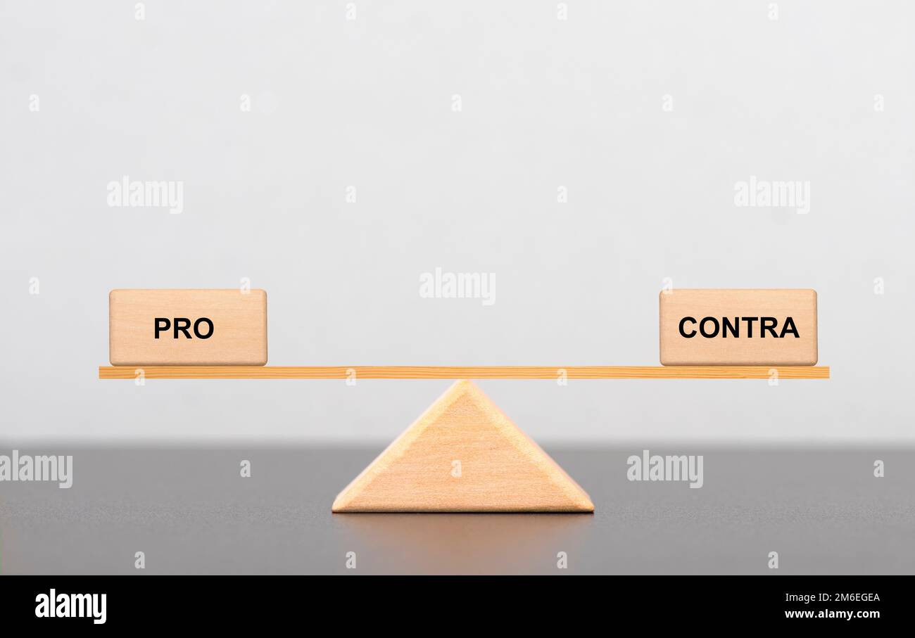 Yes and no in balance hi-res stock photography and images - Alamy