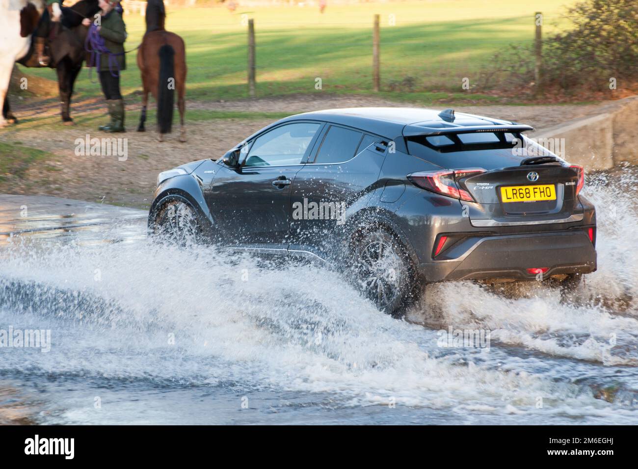 ford Dockens Water Ibsley New Forest Hampshire England UK Stock Photo ...