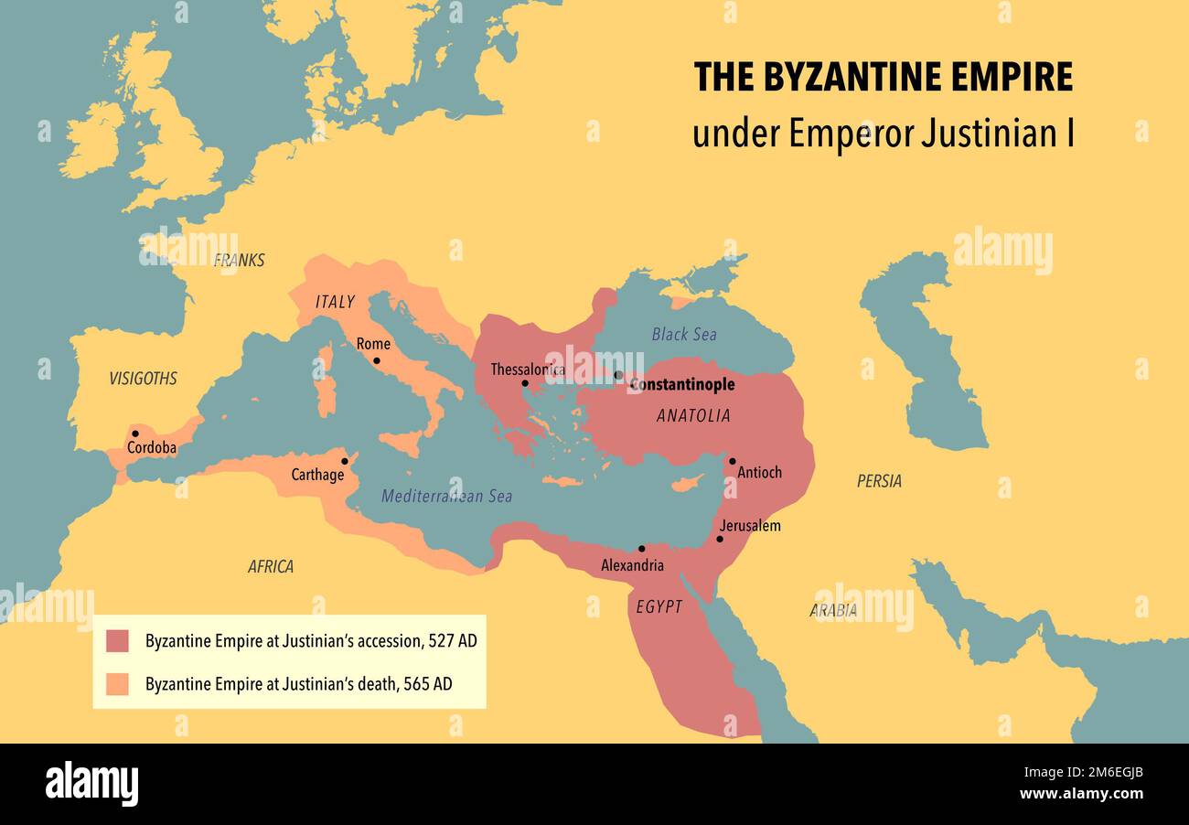 The Byzantine empire under Emperor Justinian I, before his accession ... The Byzantine empire under Emperor Justinian I, before his accession ...