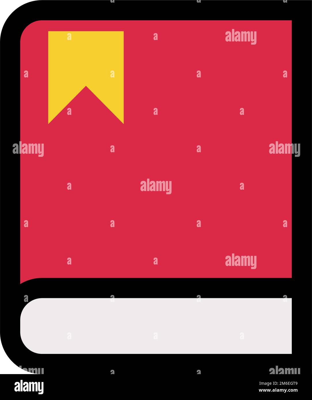 Bookmark book icon. Dictionary and textbook. Editable vector Stock Vector Image & Art - Alamy