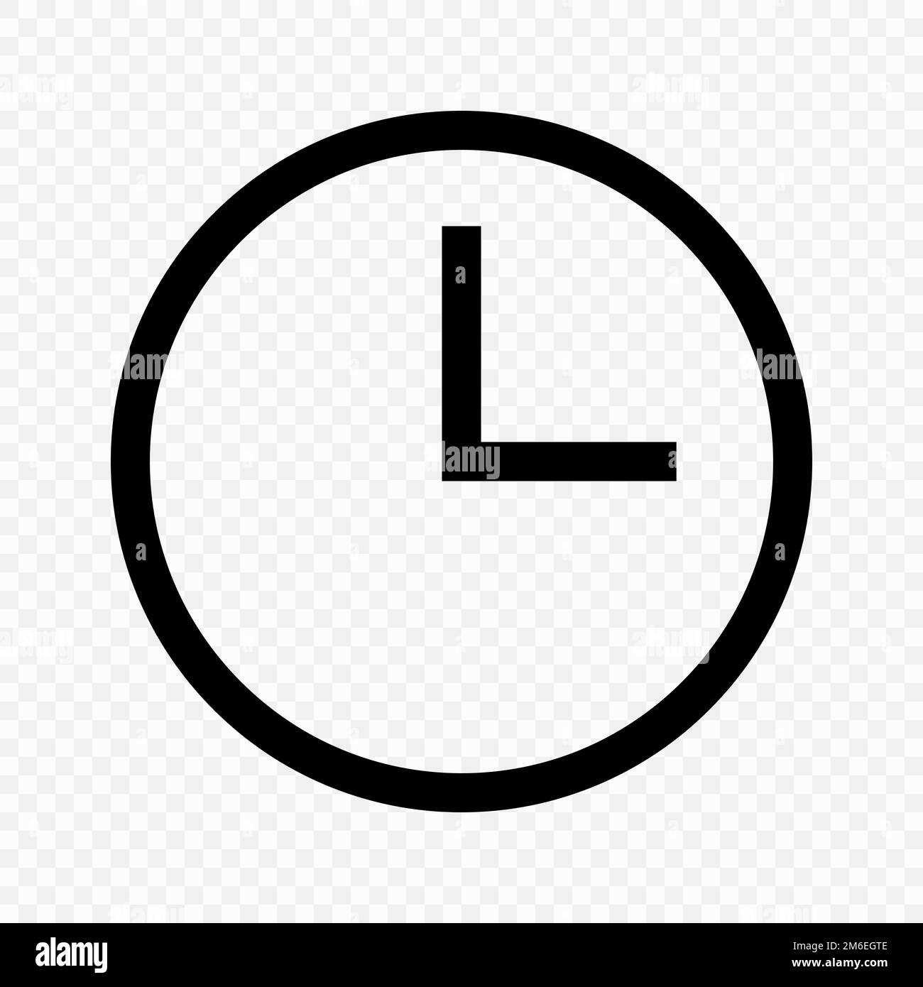 Editable clock icons Black and White Stock Photos & Images - Alamy