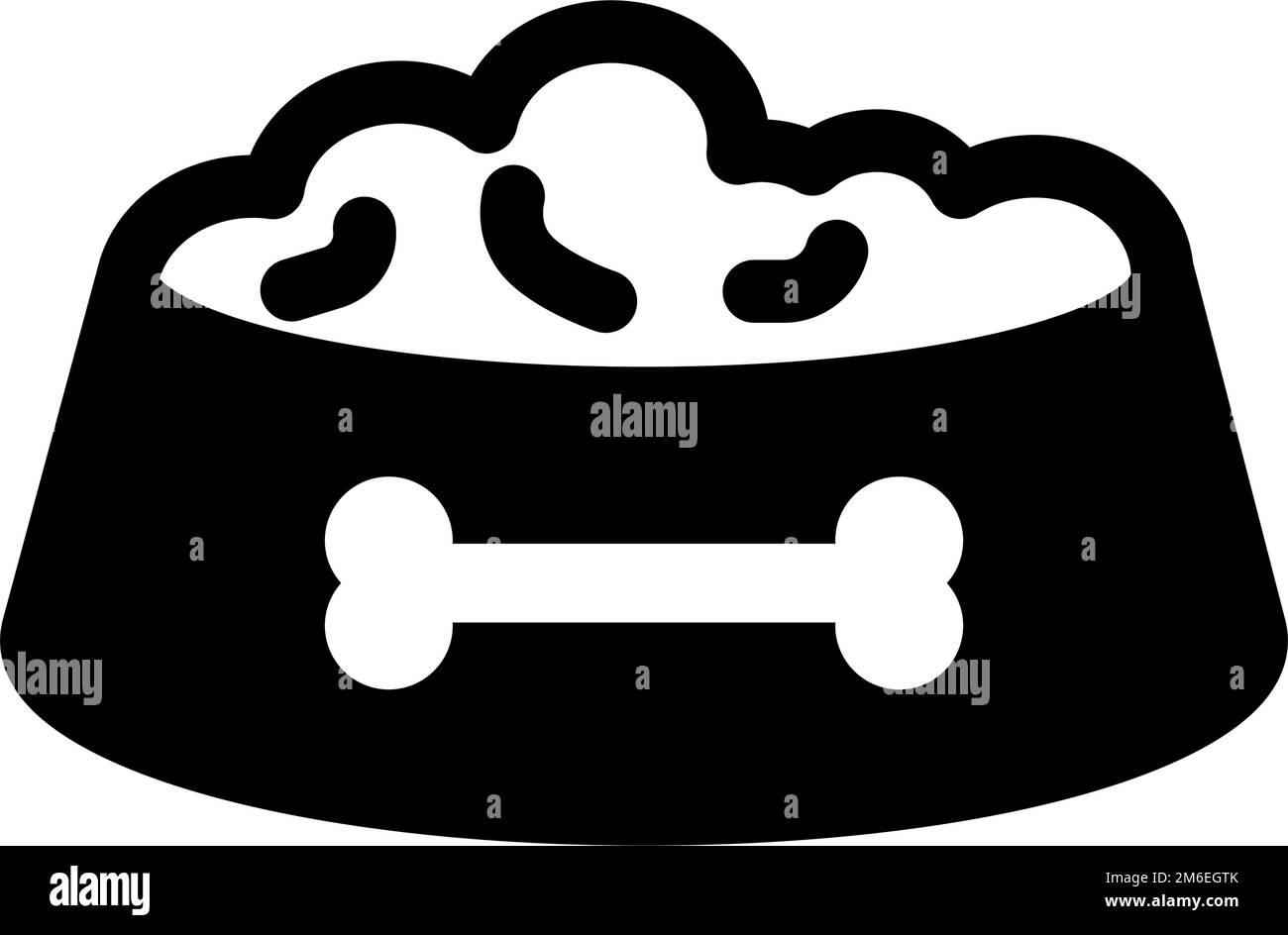 Pet Food. Dog food and pet food. Feeds. Editable vectors Stock Vector ...