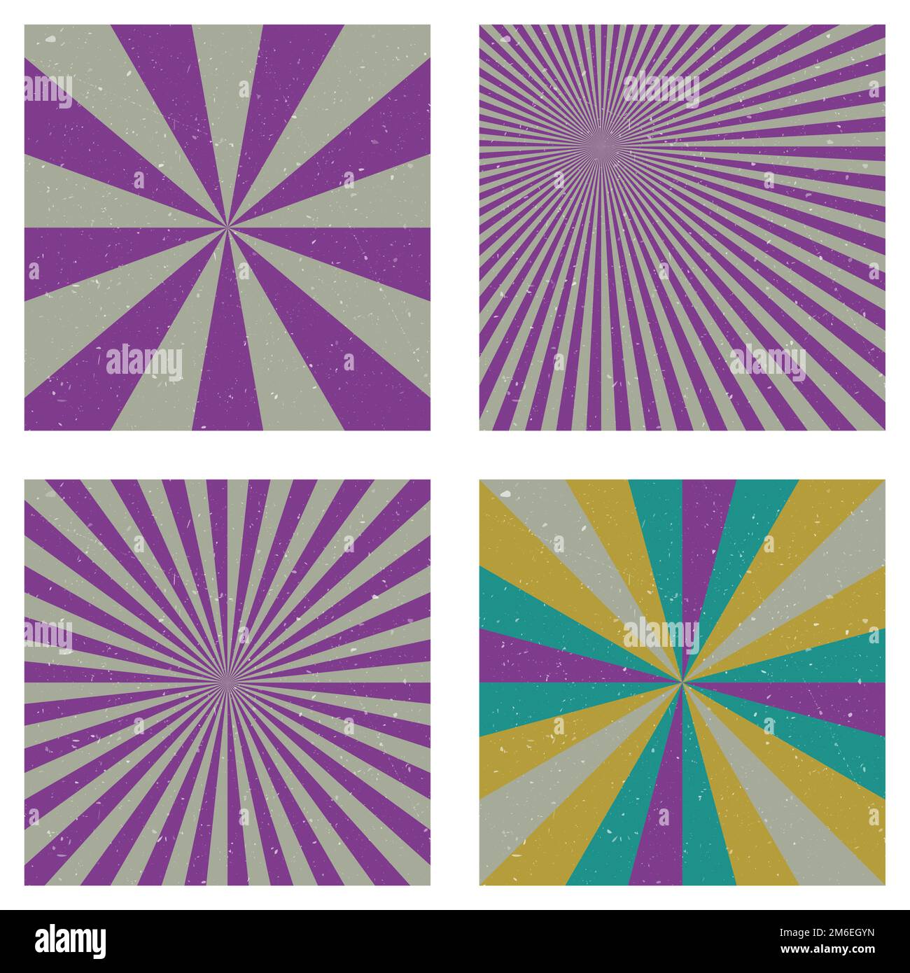 Amazing vintage backgrounds. Abstract sunburst covers with radial rays ...