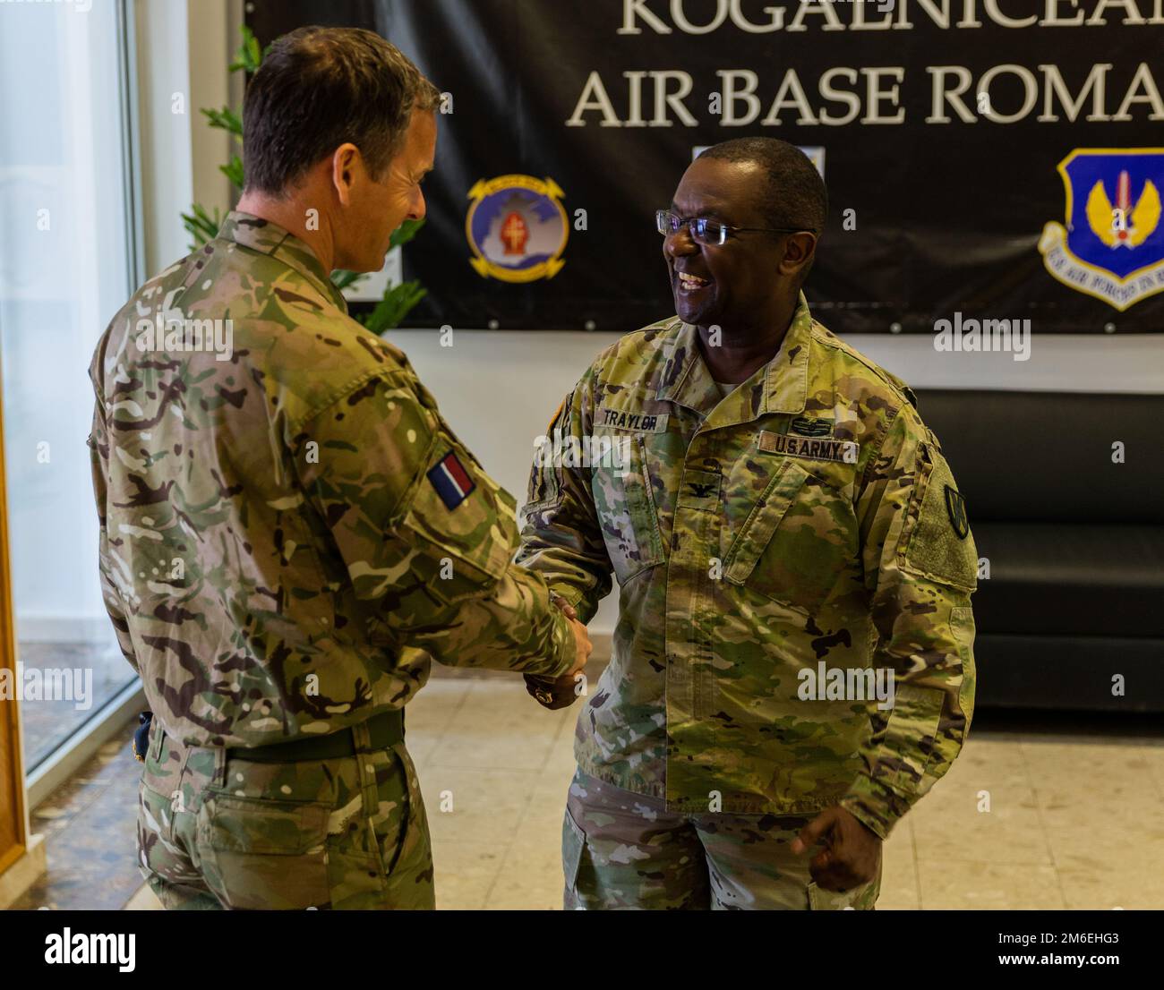U.S. Army Col. Kendrick Traylor, commander of Area Support Group-Black ...