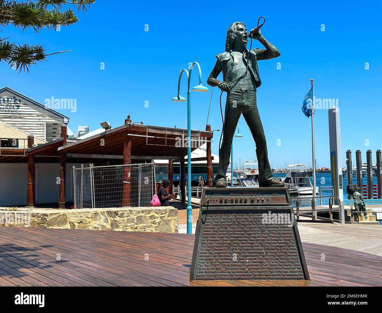 Perth, AUS, Western Australia - December 28, Bon Scott Statue ...