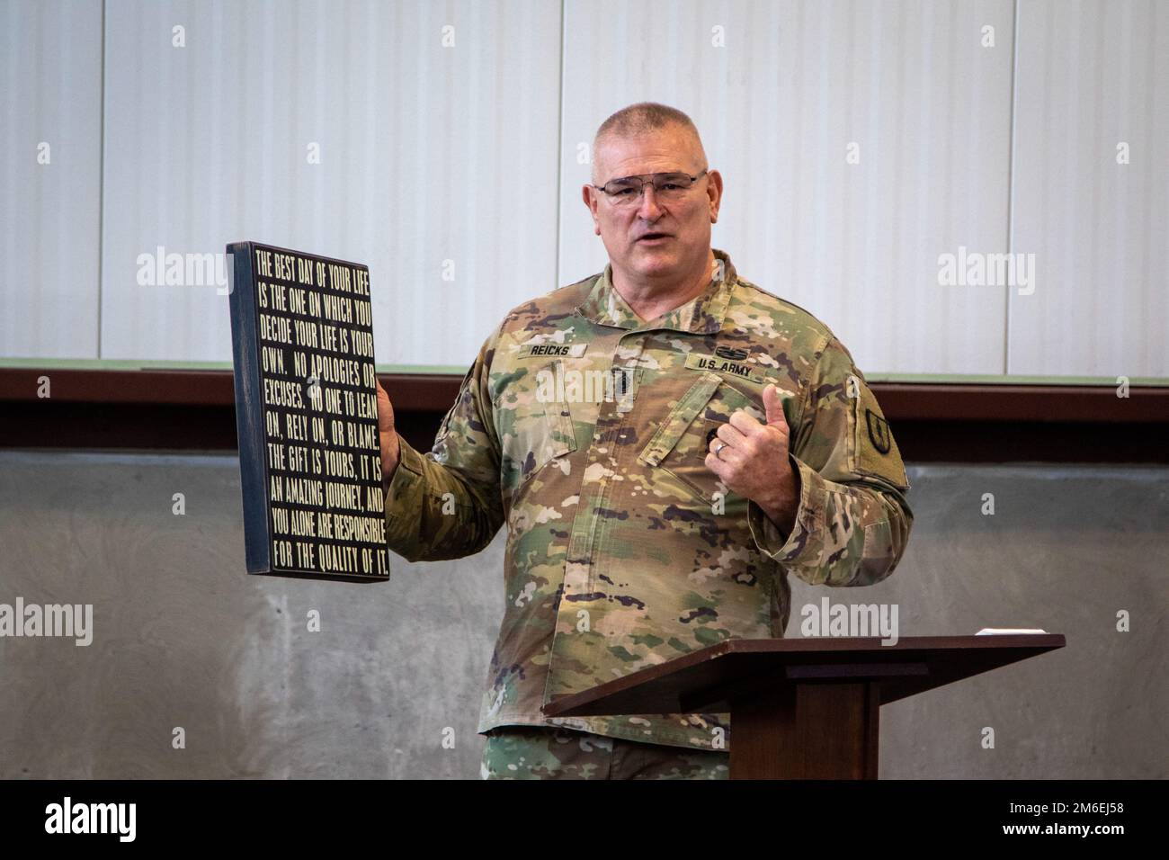 Command Sgt. Maj. Dean Reicks reflects on his time as the commandant ...