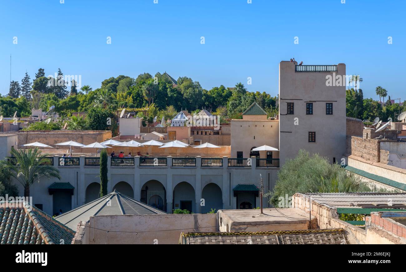 Marrakech rooftop restaurant hi-res stock photography and images - Alamy