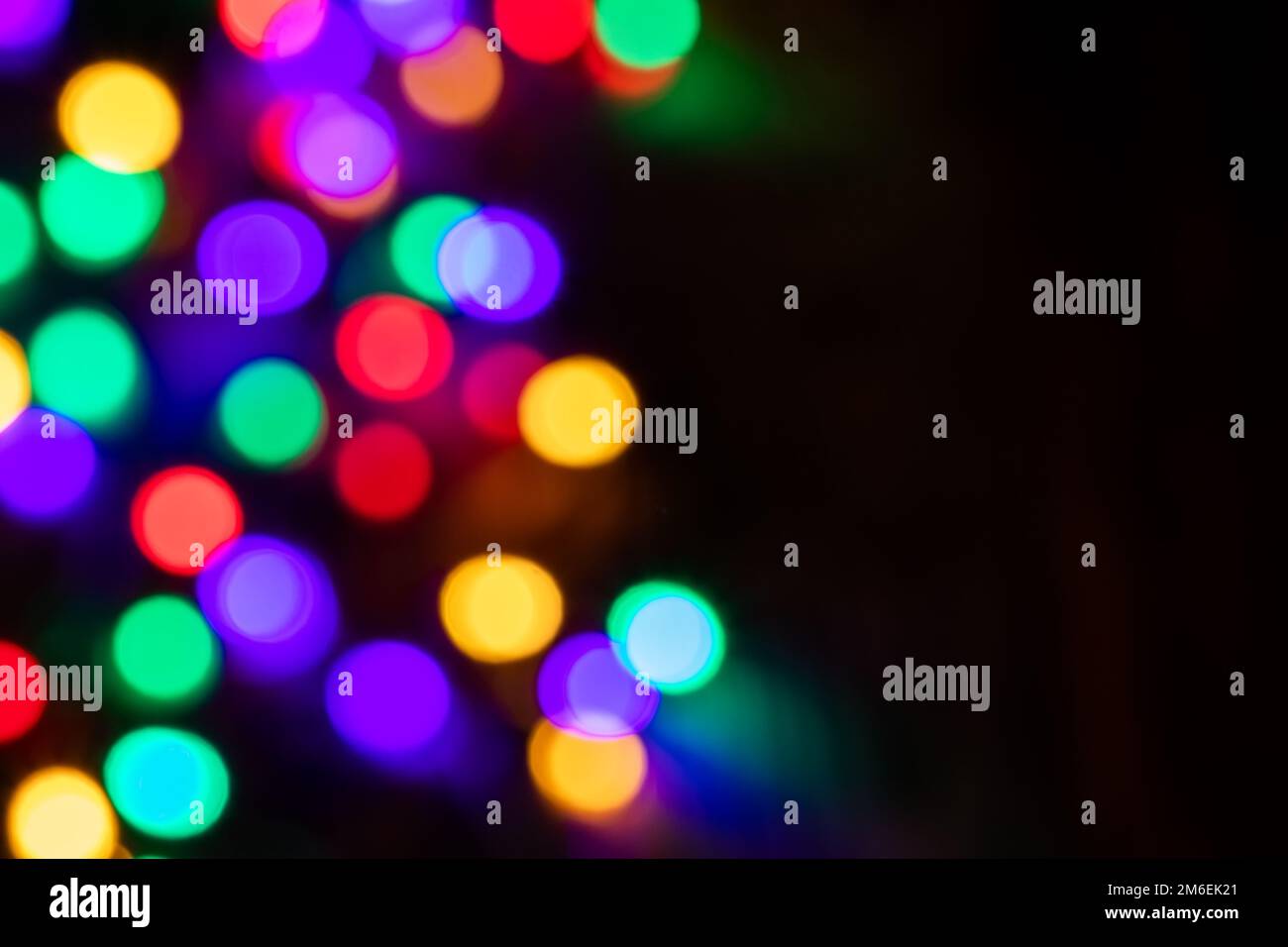 Abstract glare circular bokeh background of Christmas light Stock Photo ...