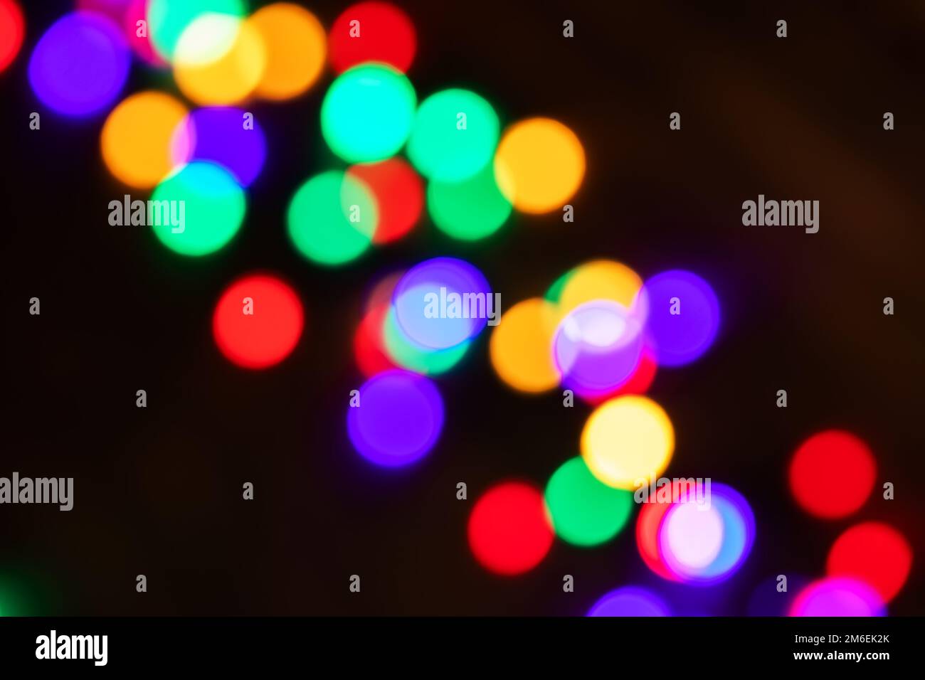 Abstract glare circular bokeh background of Christmas light Stock Photo ...