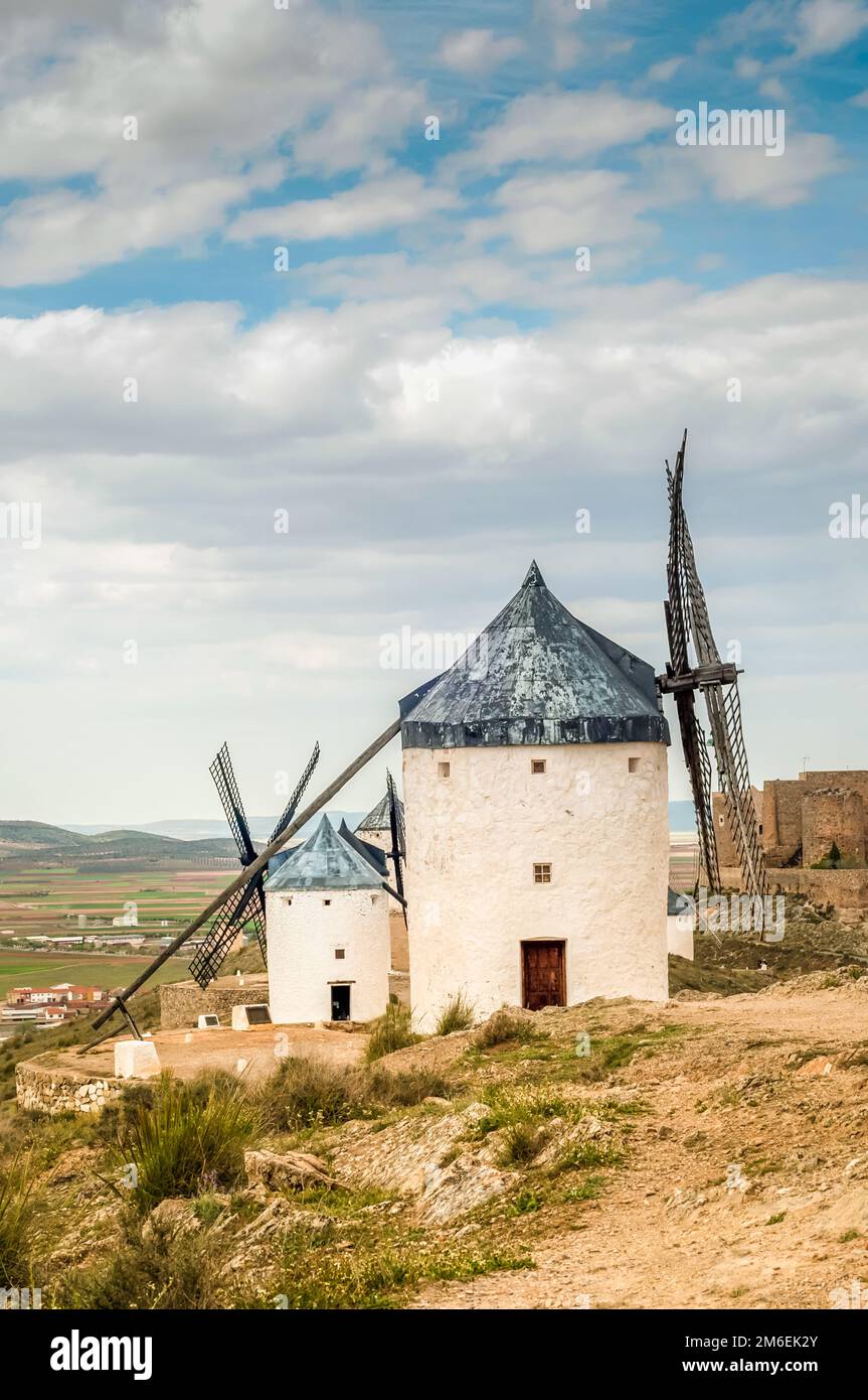 Landscape view windmills in hi-res stock photography and images - Alamy