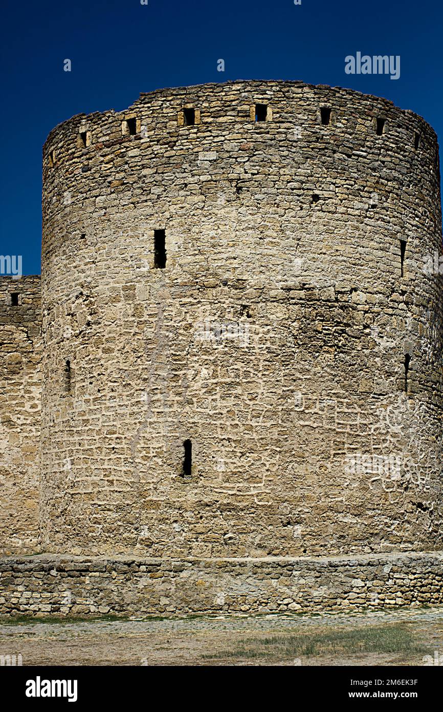 Fortress defensive tower Stock Photo - Alamy