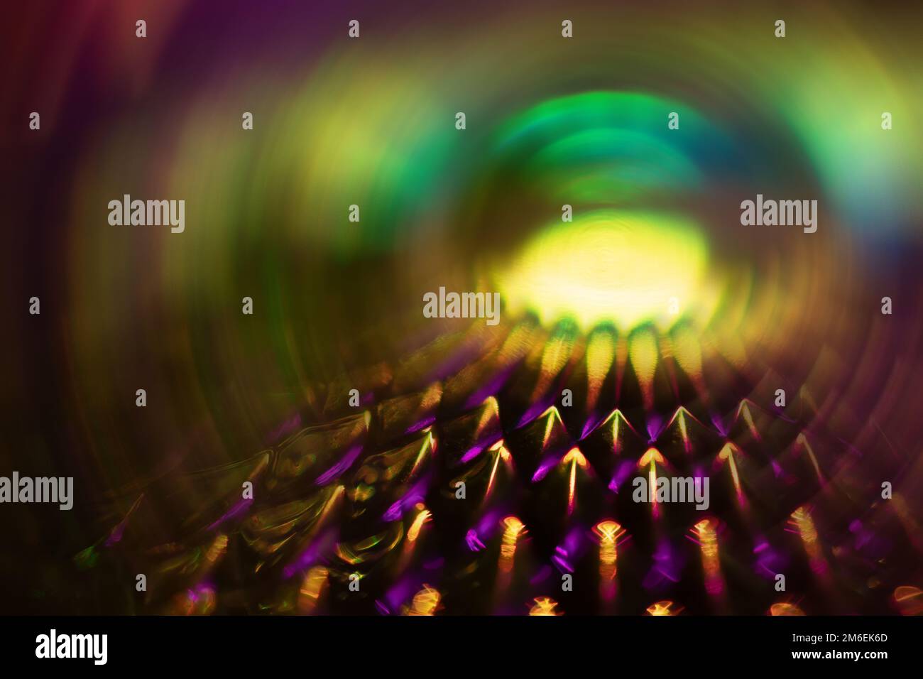 Abstract blurred colorful lens flare bokeh on black Stock Photo - Alamy