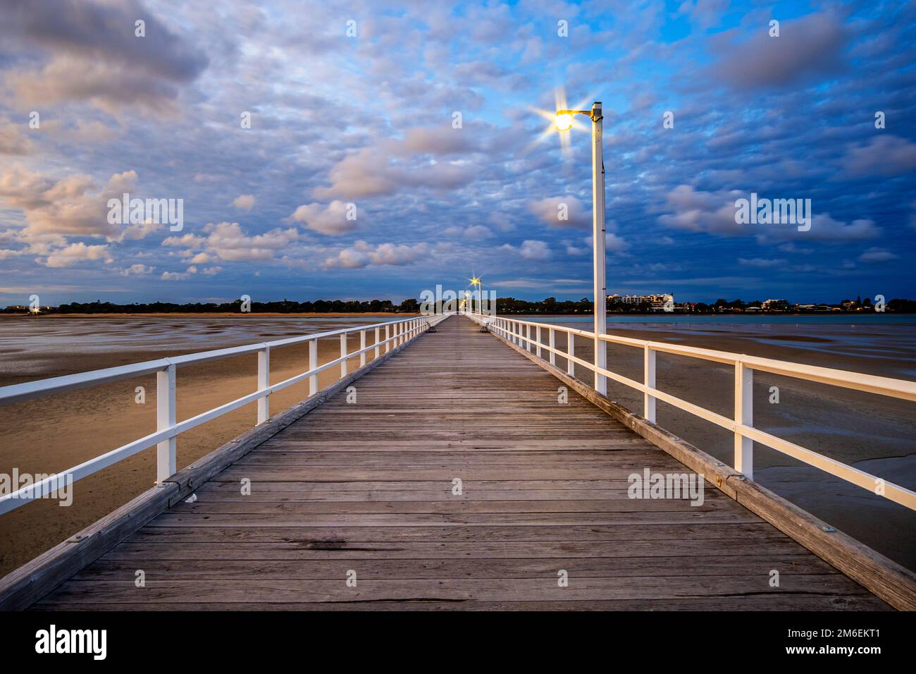 Historic Urangan pier,at dawn, Hervey Bay, Queensland, Australia Stock Photo - Alamy