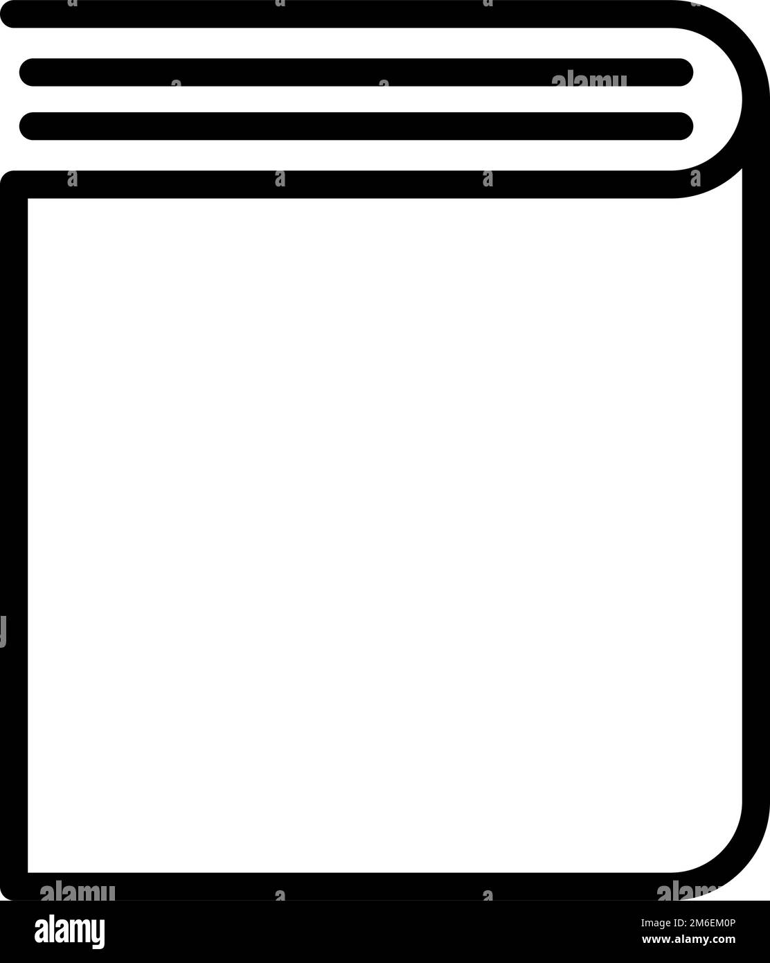 Simple book icon. Reading and textbook. Editable vector Stock Vector ...