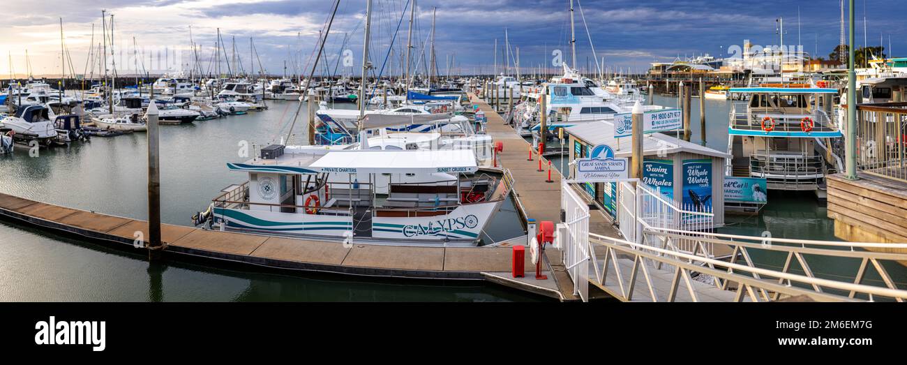 The Great Sandy Straits Marina ,Urangan harbour, Hervey Bay, Queensland ...