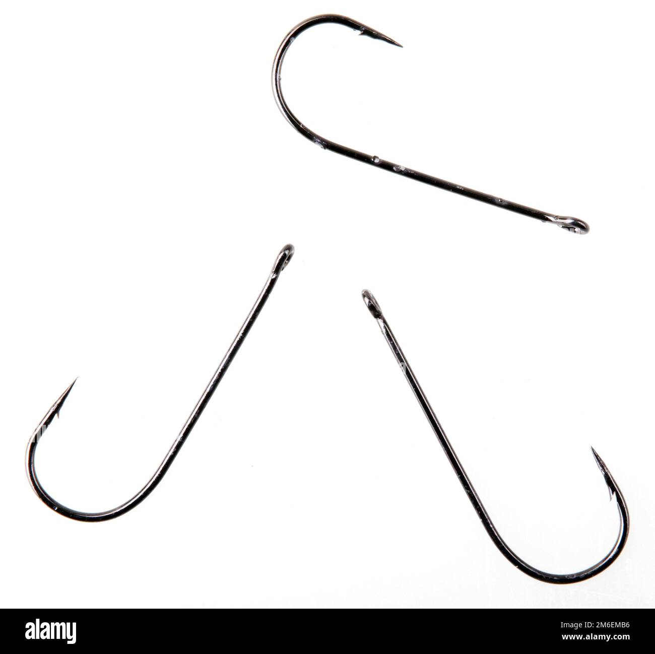 Fish Hook Isolated On White Background Stock Photo - Alamy