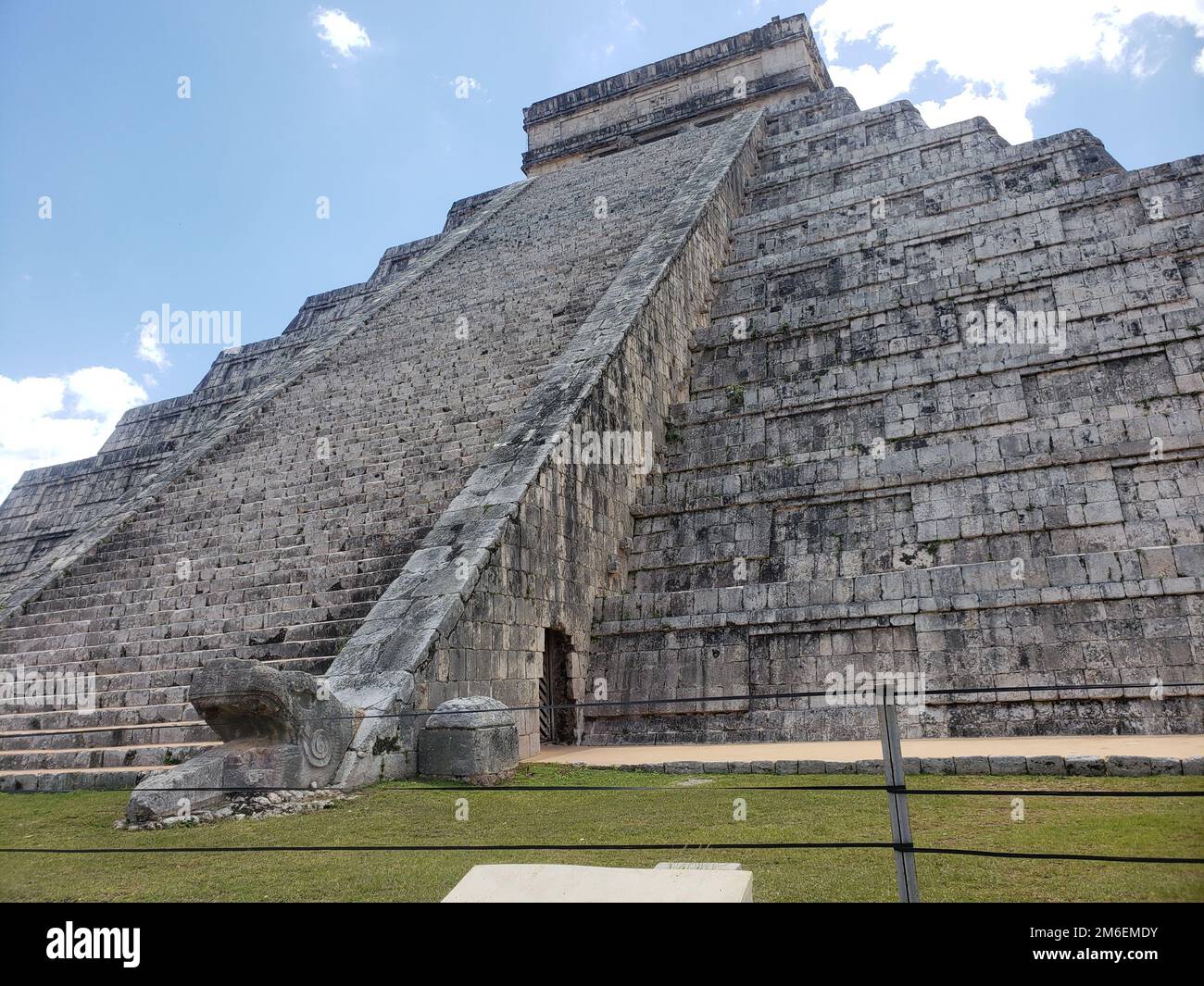 A low angle shot of the Pyramid of the Sun in Mexico Stock Photo - Alamy