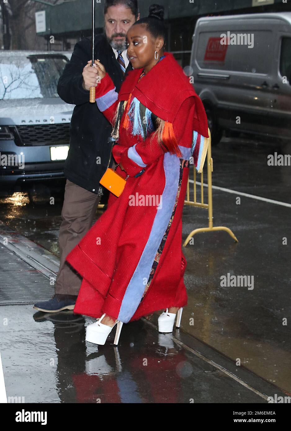 New York, NY, USA. 03rd Jan, 2023. Quinta Brunson seen at The View ...