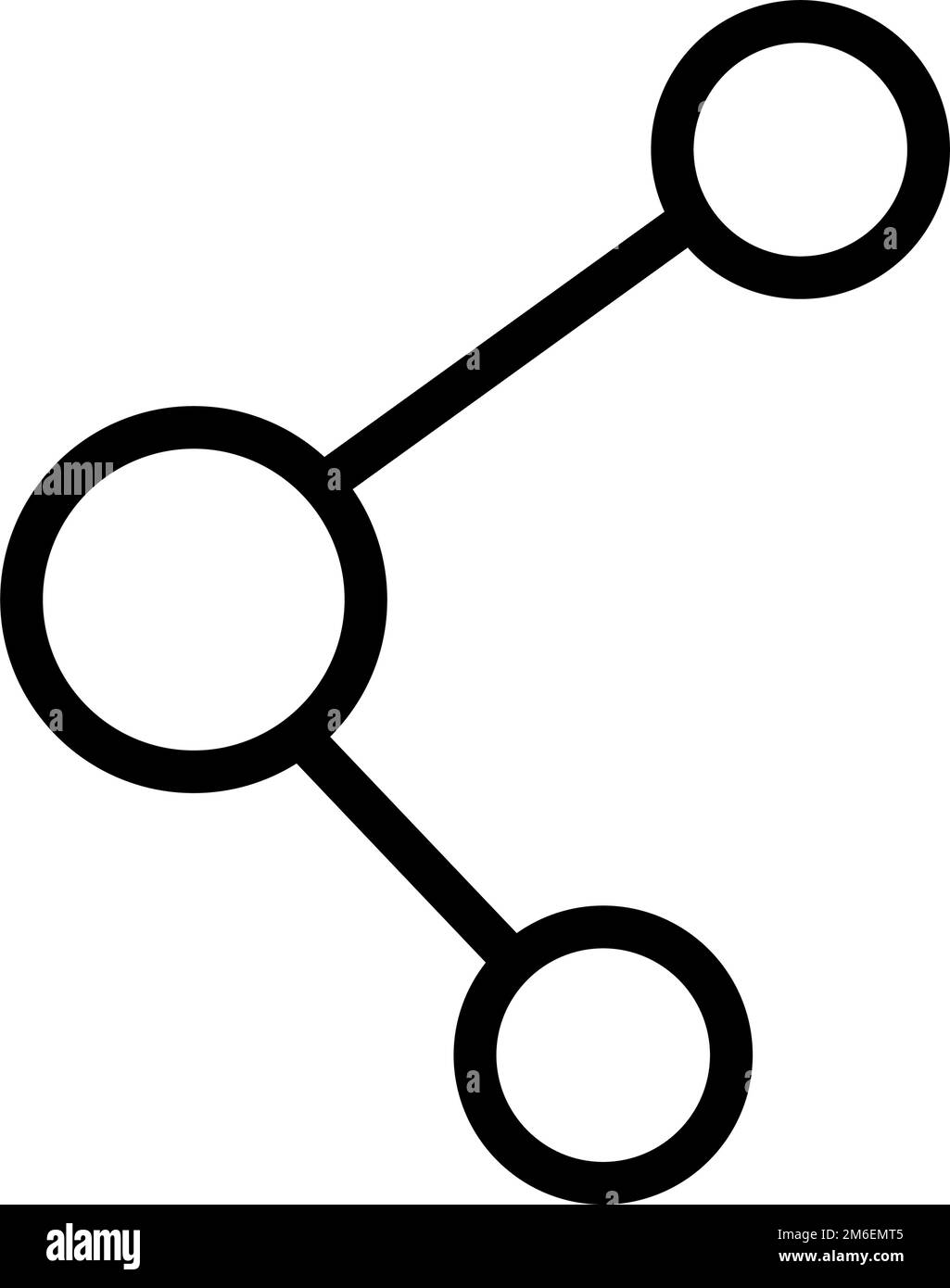Share Icon. Network icon. Connections. Editable vector Stock Vector ...