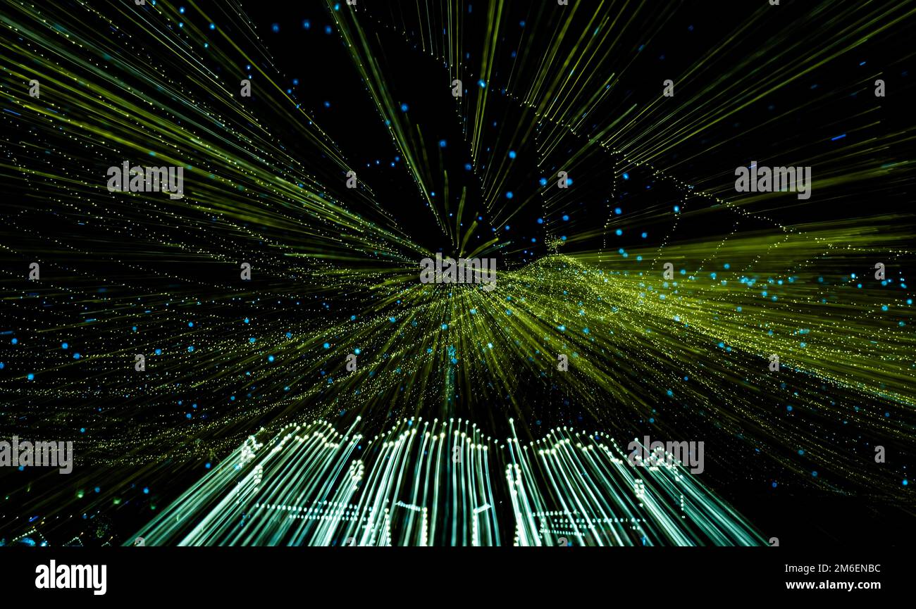 Lights trail using zoom techniques, Star warp, The effect of zooming in ...