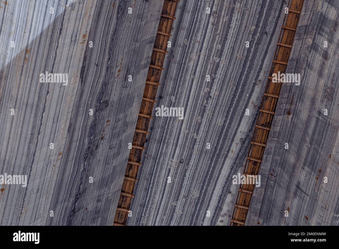 texture of natural, raw salt in an underground salt mine, Turda salt ...