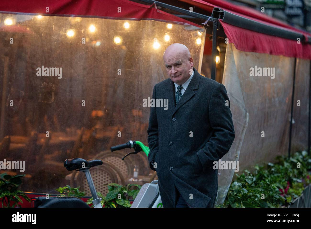 London, England, UK. 4th Jan, 2023. The National Union of Rail ...
