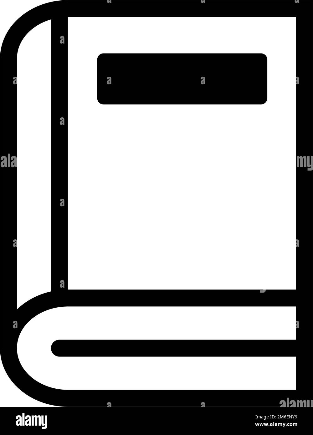 Simple book icon. Learning and textbook. Editable vector Stock Vector ...