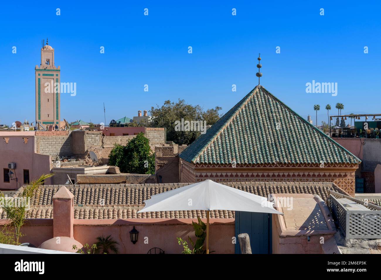 Marrakech rooftop view hi-res stock photography and images - Alamy
