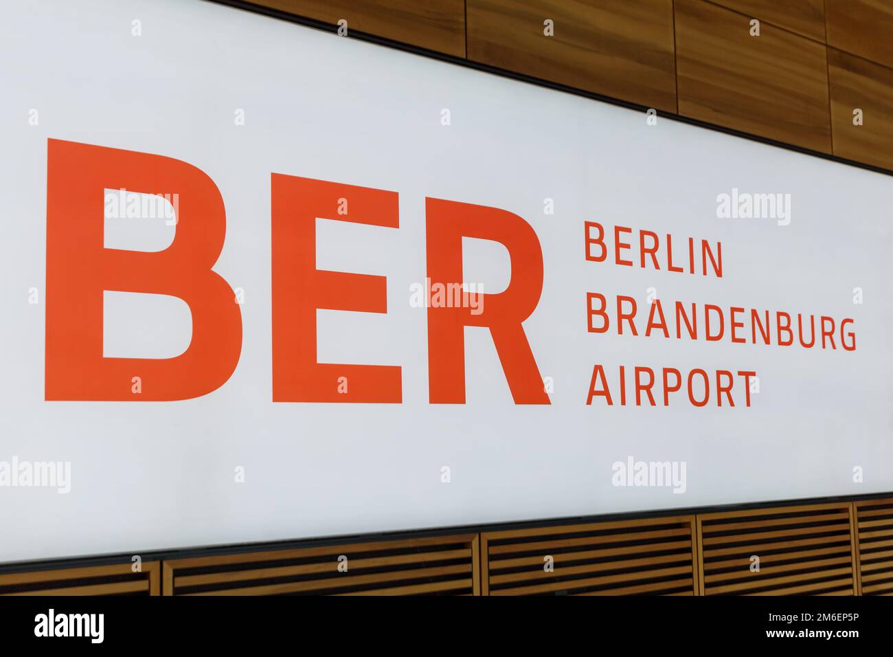 Flughafen Berlin Brandenburg BER Willy Brandt Airport Terminal 1 Stock ...