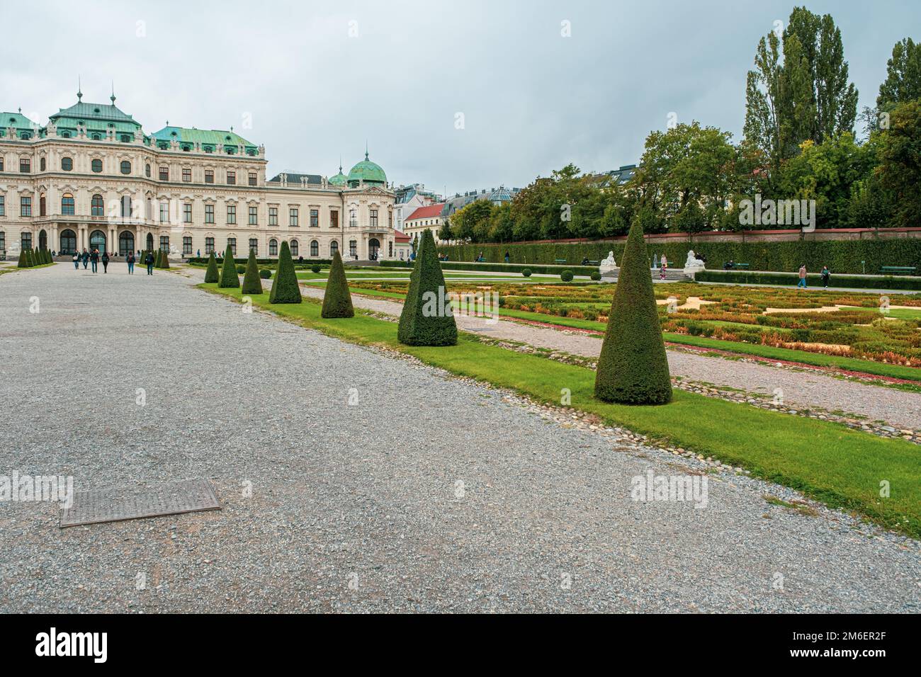 Vienna, Austria, September 27 2022 The Belvedere is a historic building ...