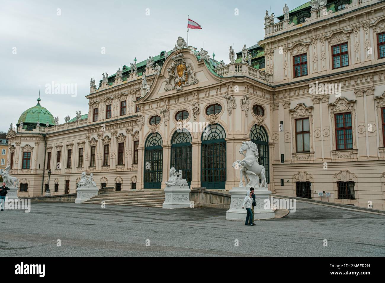 Vienna, Austria, September 27 2022 The Belvedere is a historic building ...