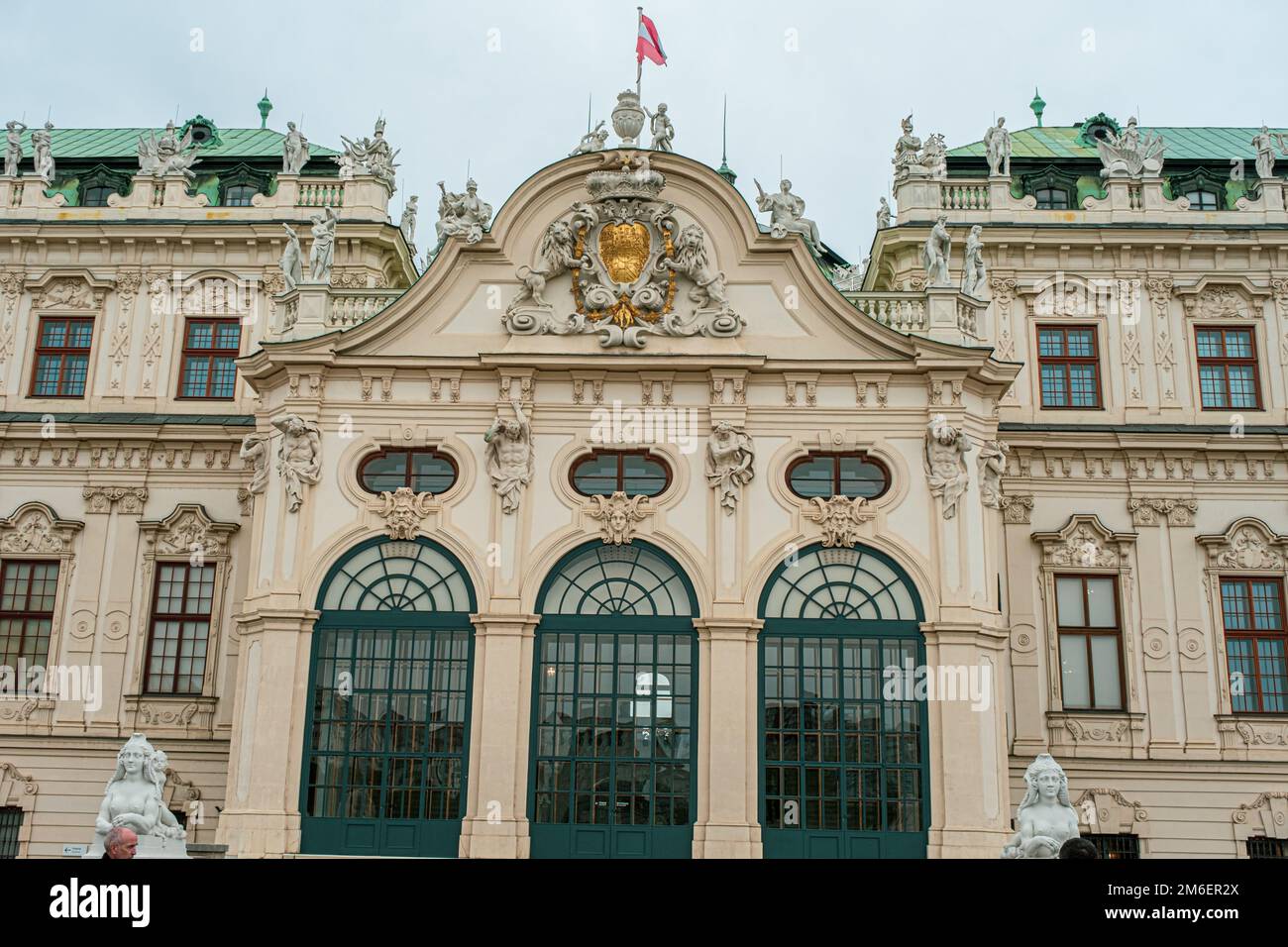 Vienna, Austria, September 27 2022 The Belvedere is a historic building ...