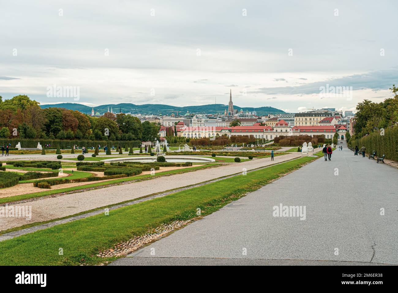 Vienna, Austria, September 27 2022 The Belvedere is a historic building ...