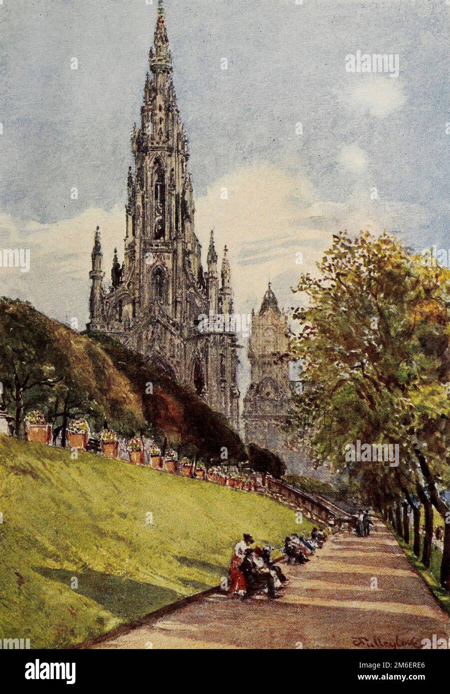 Scottish landscape oil paint hi-res stock photography and images - Alamy