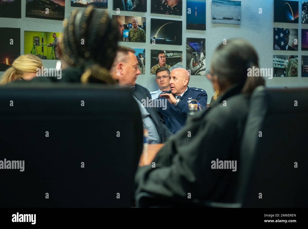 Maj Gen Edward Thomas, U.S. Air Force Recruiting Service commander, and ...