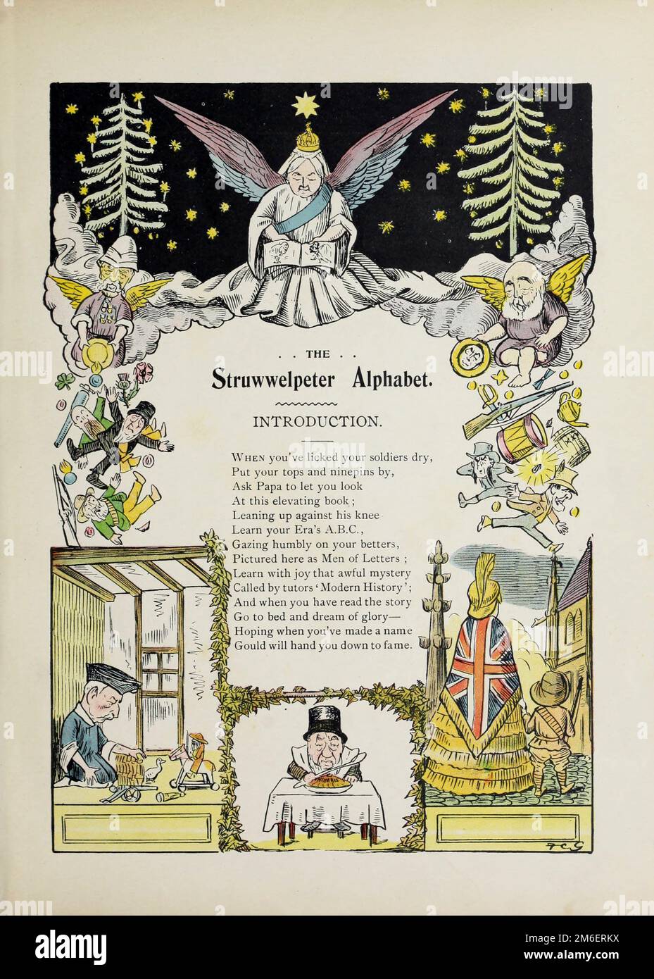 Struwwelpeter alphabet Introduction from the satirical book ...