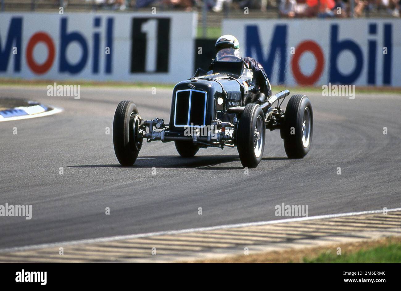 Vintage ERA racing car at the Coys International Historic Festival ...