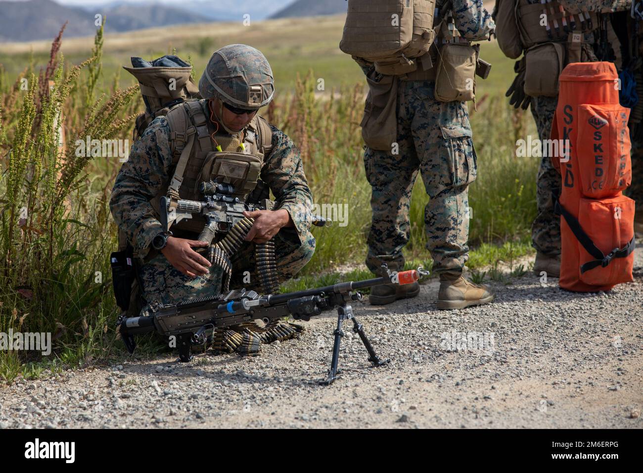 U.S. Marine Corps Lance Cpl. Leandro Dela Vega, a light armored ...