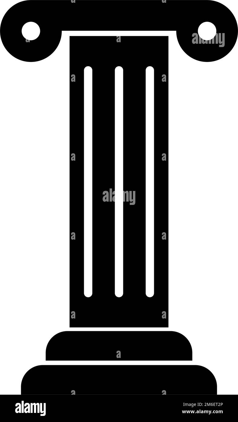 Old column. Ancient pillar. Editable vector Stock Vector Image & Art ...