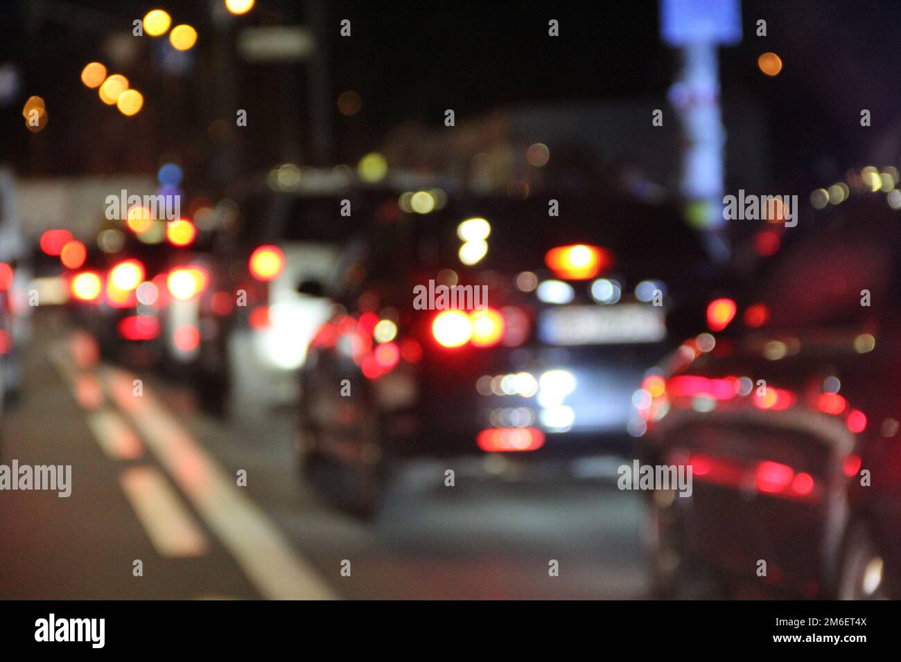 Night Traffic In Cars