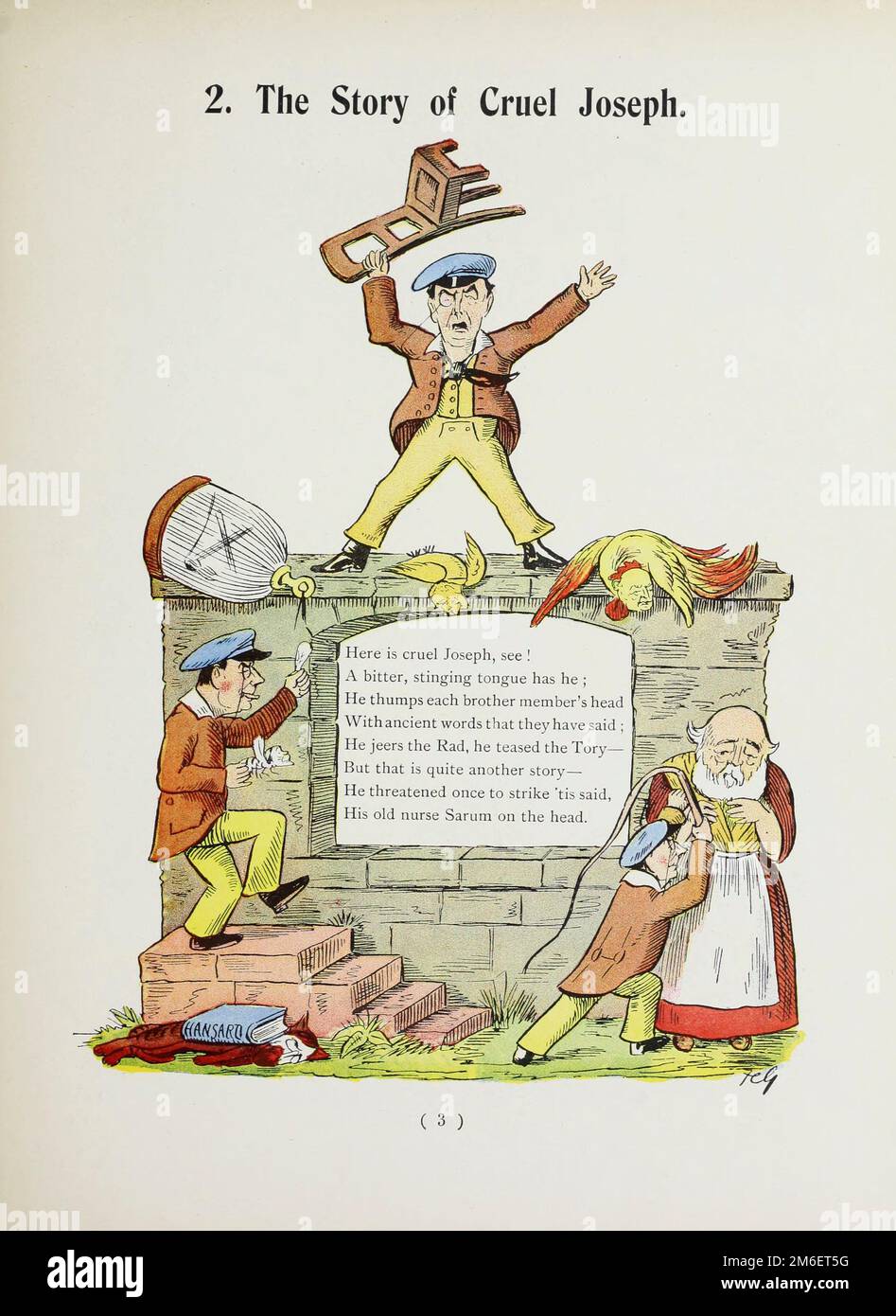 The Story of Cruel Joseph. from the satirical book ' The political ...