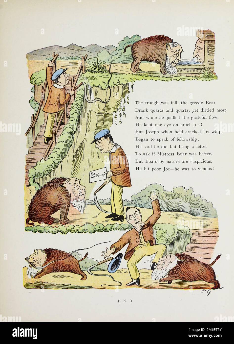 The Story of Cruel Joseph. from the satirical book ' The political ...