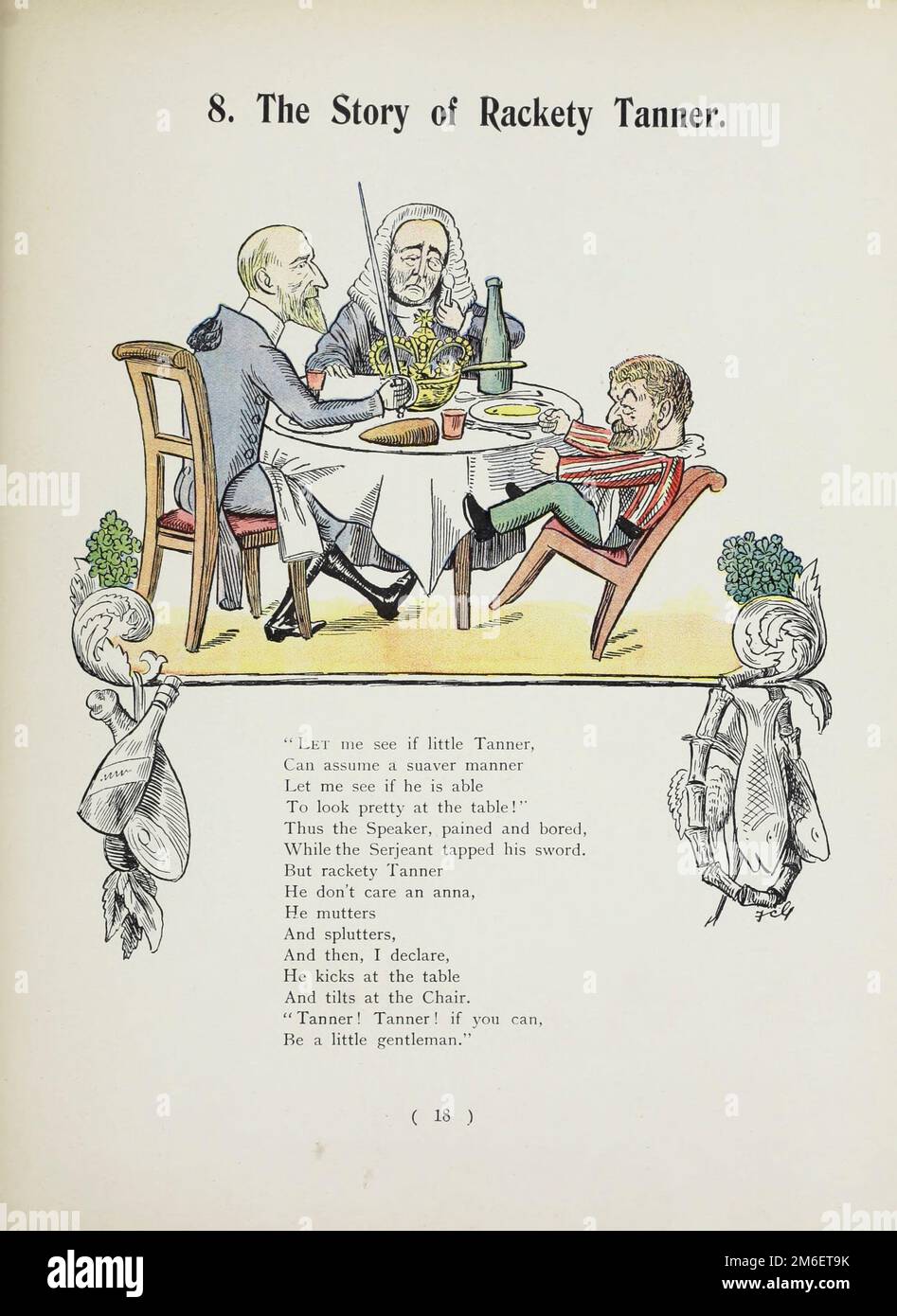 The Story of Rackety Tanner from the satirical book ' The political ...