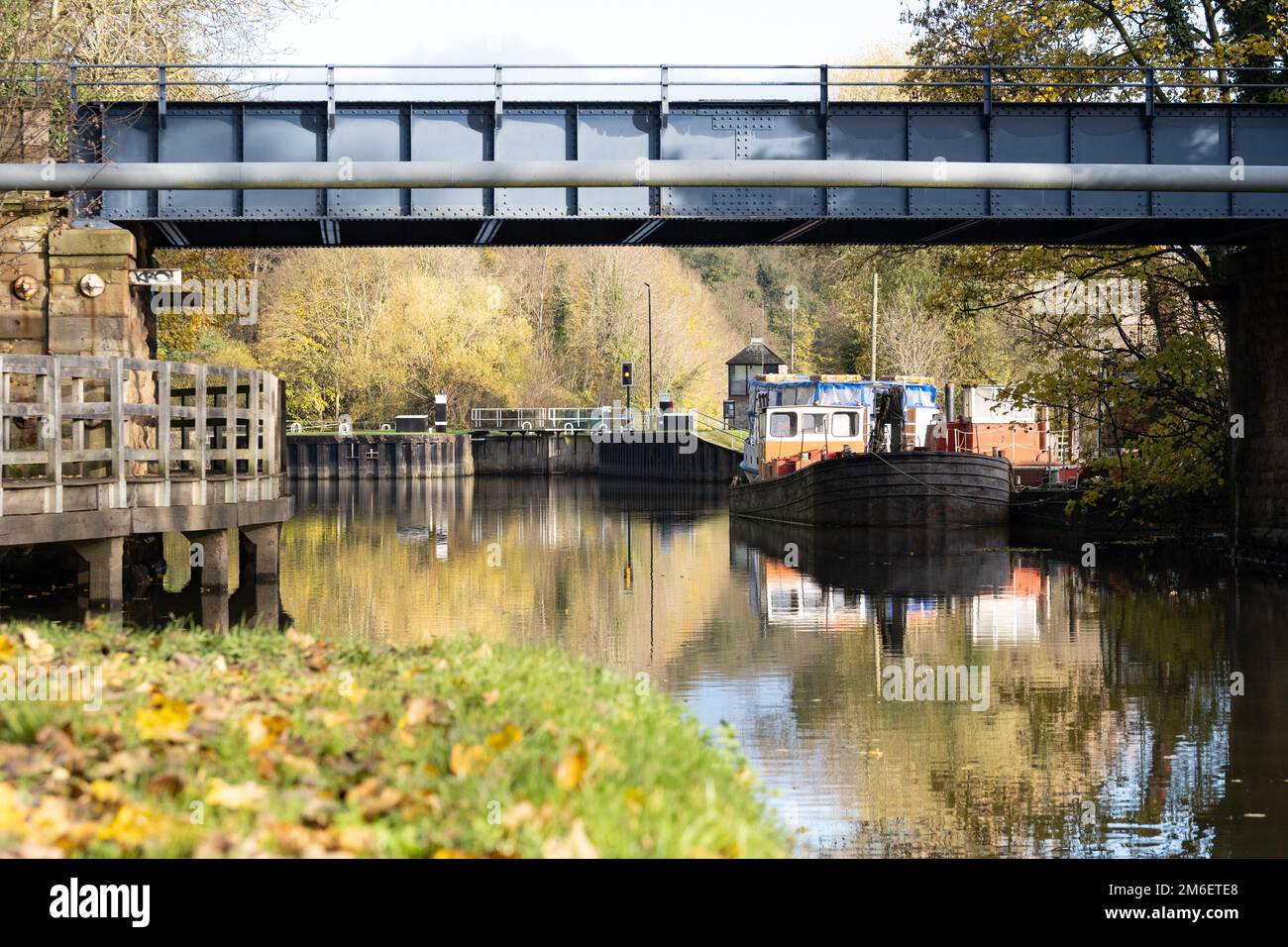 Sprotbrough Lock, Sprotbrough, Doncaster, South Yorkshire, England, UK ...