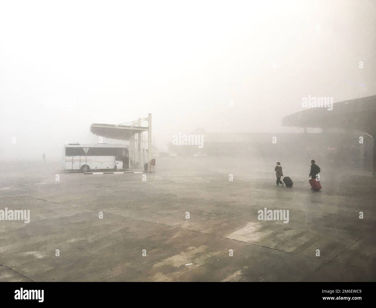 In 4th of January 2023; The fog wave that affected Western Turkey ...