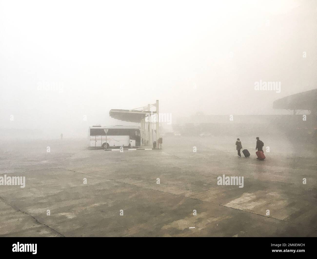 In 4th of January 2023; The fog wave that affected Western Turkey ...