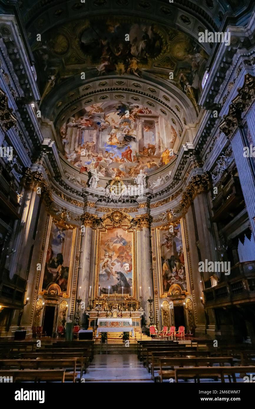 Details of the Interior of Chiesa di Sant' Ignazio di Loyola (Saint ...