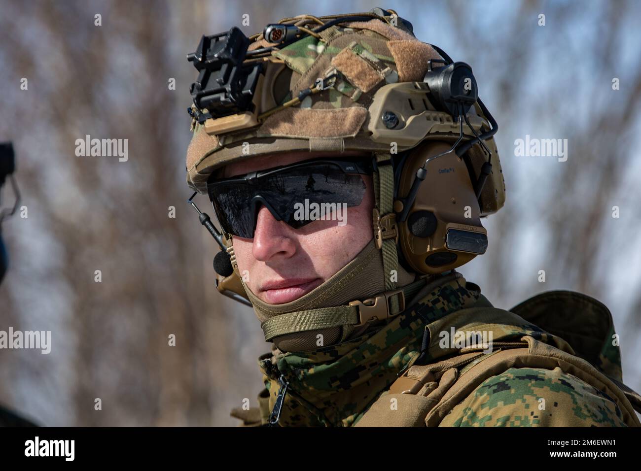 U.S. Marine Corps Cpl. Kyle Stark, a rifleman with Golf Company ...